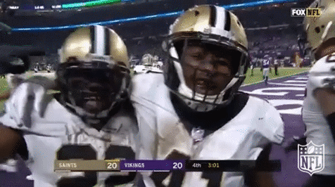 New Orleans Saints Football GIF by NFL - Find & Share on GIPHY