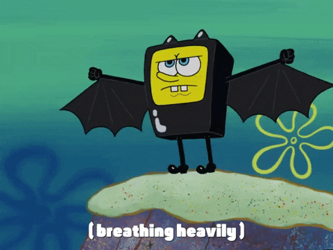 Spongebob Breathing Heavily Gif