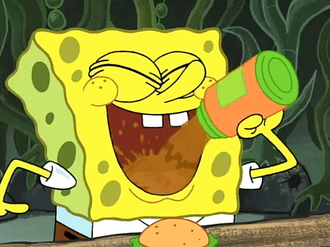 Spongebob Eating Gif