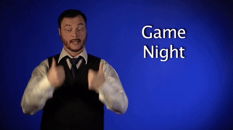 Game Night Asl GIF by Sign with Robert - Find & Share on GIPHY