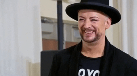 Delighted Boy George GIF by The New Celebrity Apprentice - Find & Share ...