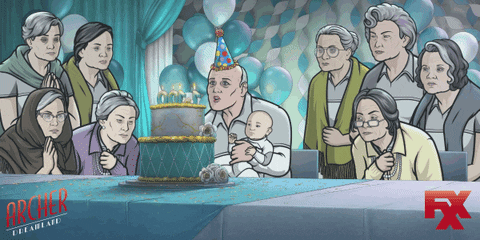 Archer Birthday Gif