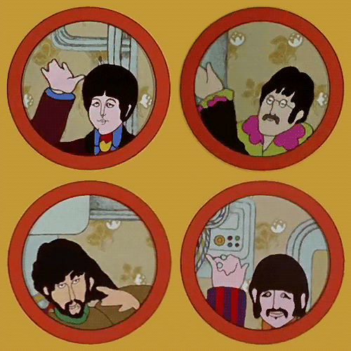 The Beatles Cartoon GIFs - Get the best GIF on GIPHY