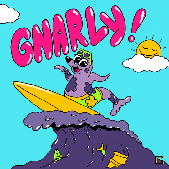 Awesome Surfing GIF by Parker Jackson - Find & Share on GIPHY