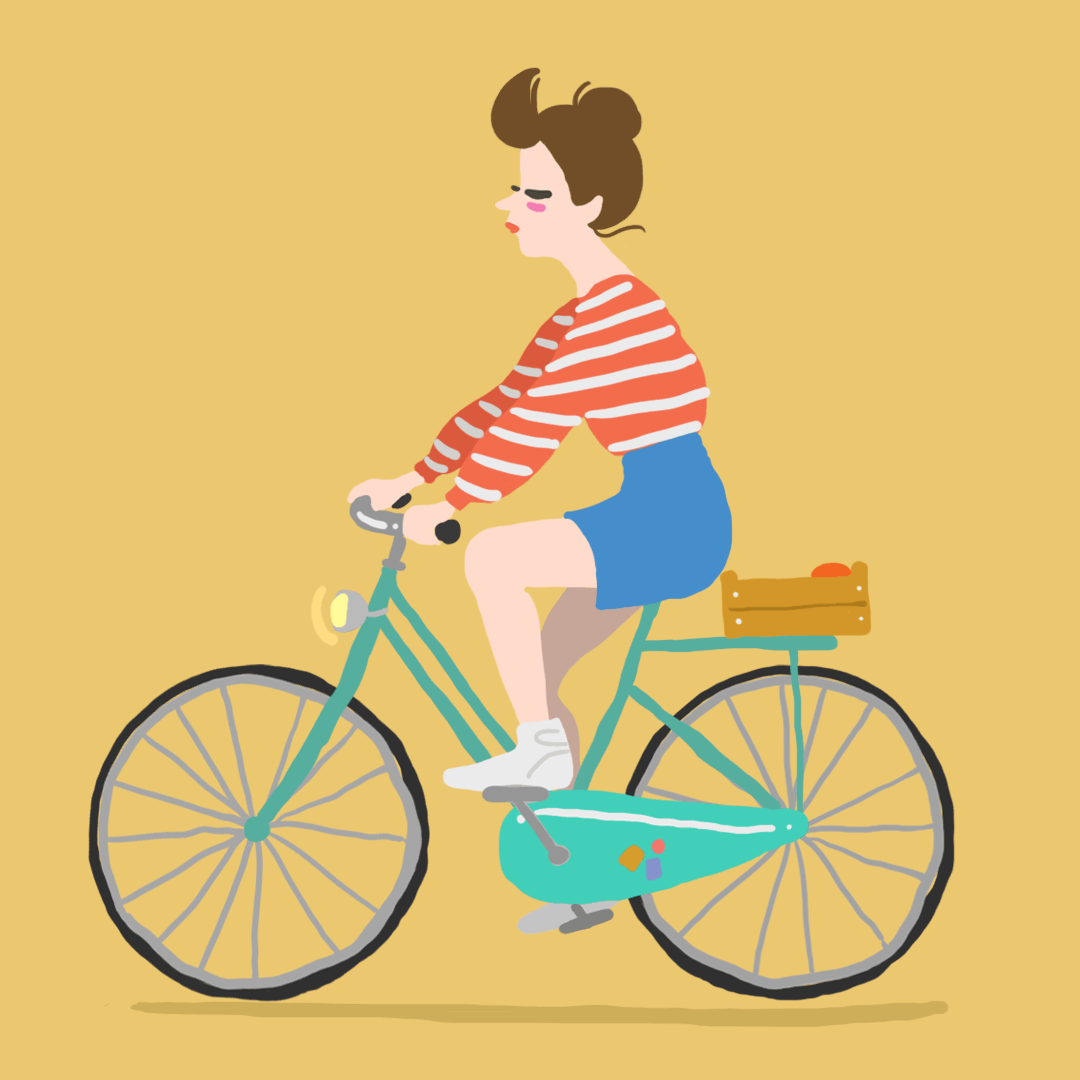 Bicycle GIF By Esen Demirci Find Share On GIPHY