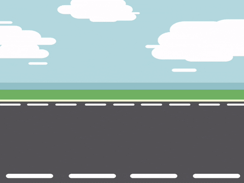 Horizontal Road Animated