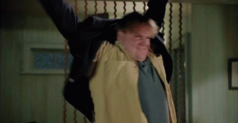 Chris Farley Fat Guy In Little Coat GIF by Brostrick - Find & Share on ...