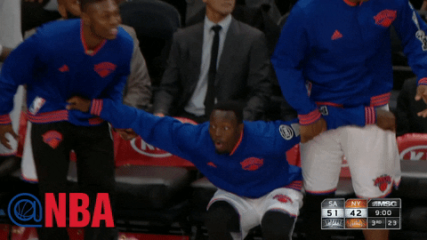 New York Knicks Omg GIF by NBA - Find & Share on GIPHY