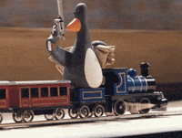 Wallace And Gromit Train Chase