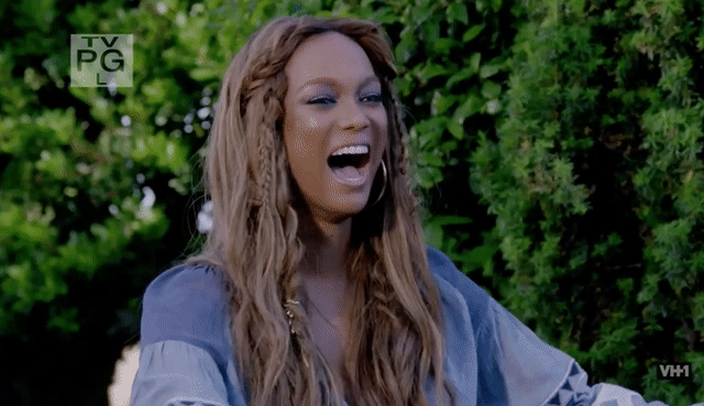 Happy Tyra Banks GIF by America's Next Top Model - Find & Share on GIPHY