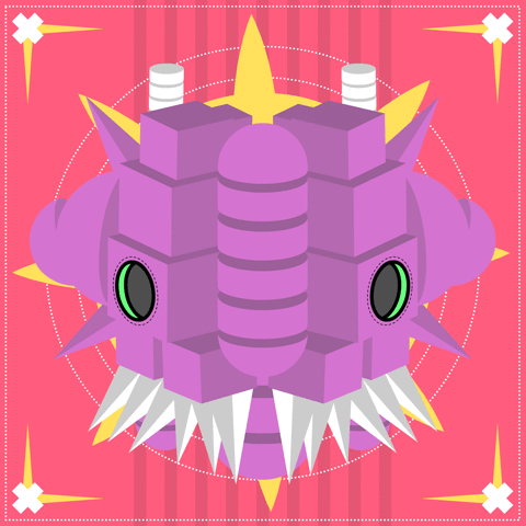 Purple Masked Monster GIFs - Get the best GIF on GIPHY