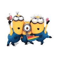 Minions Hug Gif