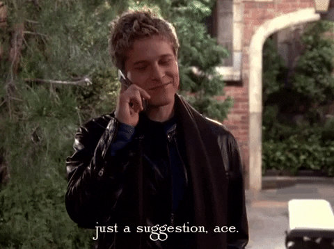 Just A Suggestion GIFs - Get the best GIF on GIPHY