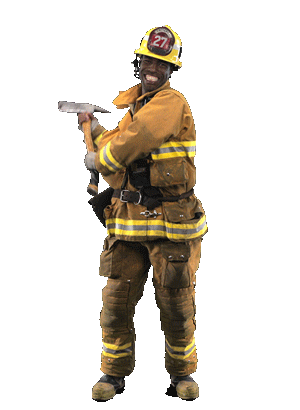 Firefighter Fireman Sticker By Studios Sticker for iOS & Android | GIPHY