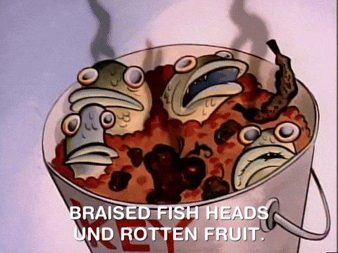 Rotten Fruit Cartoon
