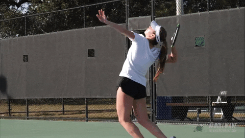 Serve Women'S Tennis GIF by GreenWave - Find & Share on GIPHY