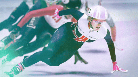 Speed Skaters Exercise Gif