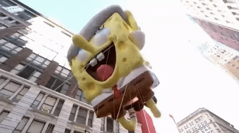 Spongebob Squarepants GIF by The 91st Annual Macy’s Thanksgiving Day ...