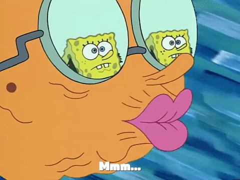 Spongebob And Squidward Kissing On The Lips