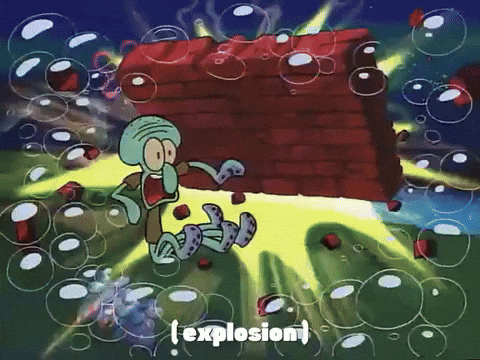 Spongebob Dying For Pie Explosion