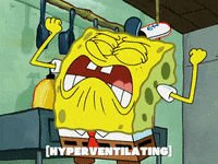 Hyperventilating Gif Spongebob
