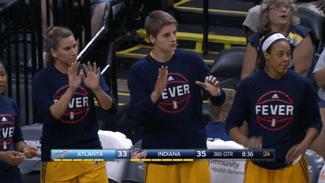 Happy Indiana Fever GIF by WNBA - Find & Share on GIPHY