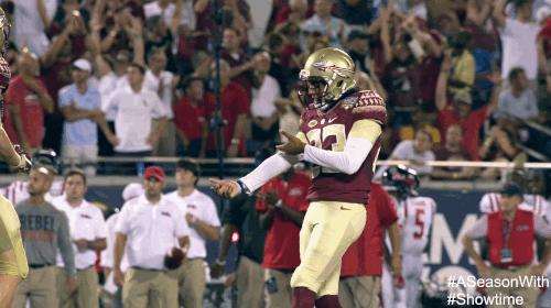 Florida State Football GIF by SHOWTIME Sports - Find & Share on GIPHY