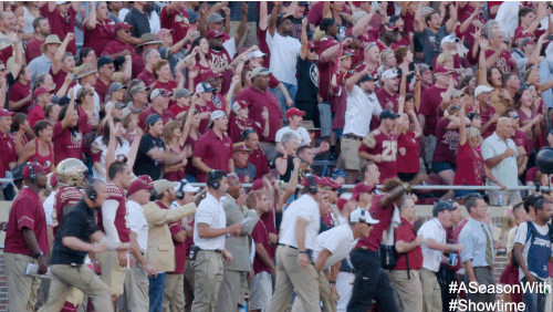 Florida State Football GIF by SHOWTIME Sports - Find & Share on GIPHY