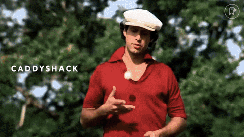 Chevy Chase Caddyshack Gif