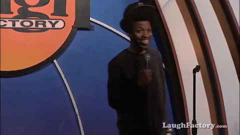 Happy Stand Up GIF by Laugh Factory - Find & Share on GIPHY