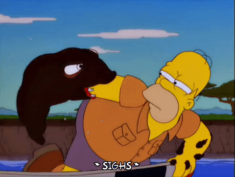 Tired Homer Simpson GIF - Find & Share on GIPHY