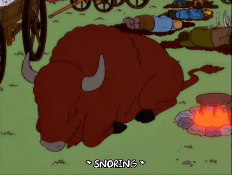 Sleeping Bull GIFs - Get the best GIF on GIPHY