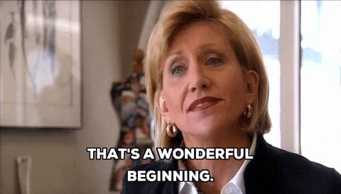 Thats-a-wonderful-beginning GIFs - Get the best GIF on GIPHY