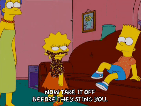 Scared Bart Simpson GIF - Find & Share on GIPHY