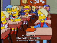 Doing Homework Gif