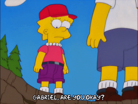 Nervous Lisa Simpson GIF - Find & Share on GIPHY