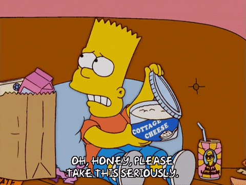 Scared Bart Simpson GIF - Find & Share on GIPHY