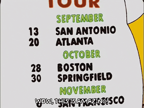 Tour Dates GIFs - Get the best GIF on GIPHY