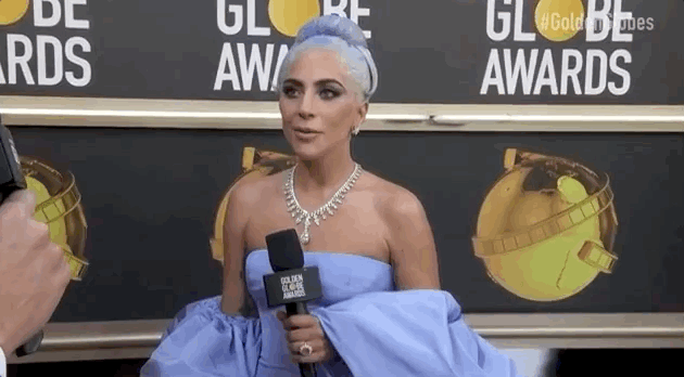 Lady Gaga GIF by Golden Globes - Find & Share on GIPHY