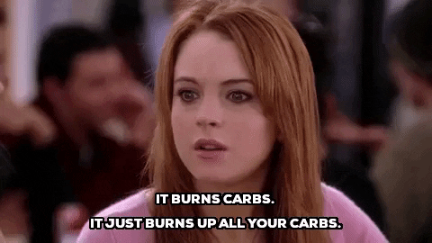 It Just Burns Up All Your Carbs GIFs - Get the best GIF on GIPHY