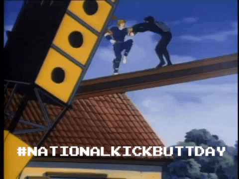 National-kick-butt-day GIFs - Get the best GIF on GIPHY