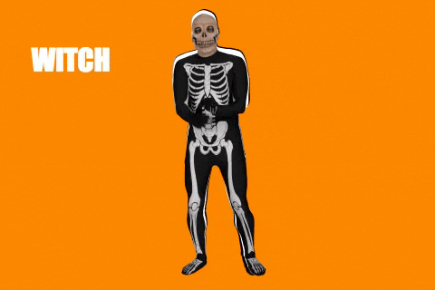 These Spooky Skeleton GIFs Will Make You Laugh by Reaction GIFs | GIPHY