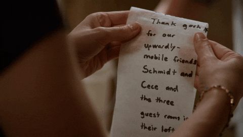 Schmidt Gif Celebrate Me