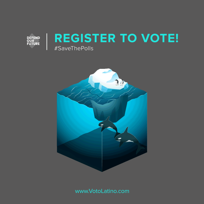 Register To Vote Climate Change GIF by Voto Latino - Find & Share on GIPHY