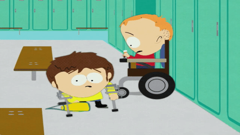 Jimmy Valmer Wheelchair GIF by South Park - Find & Share on GIPHY