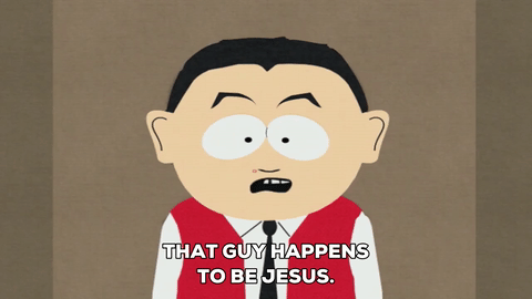 Angry Jesus GIF by South Park - Find & Share on GIPHY