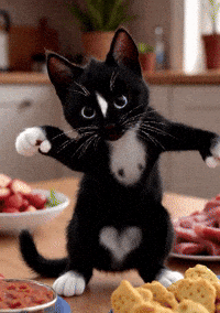 Funny Dancing Cat Gif