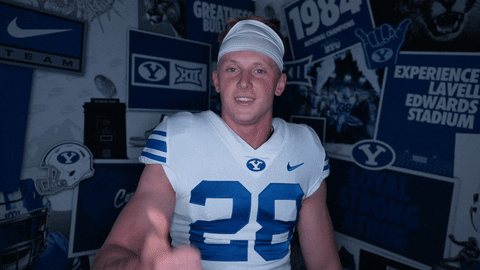 Byu Football Go Cougs GIF by BYU Cougars - Find & Share on GIPHY