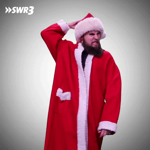 Angry Santa Claus GIF by SWR3 - Find & Share on GIPHY