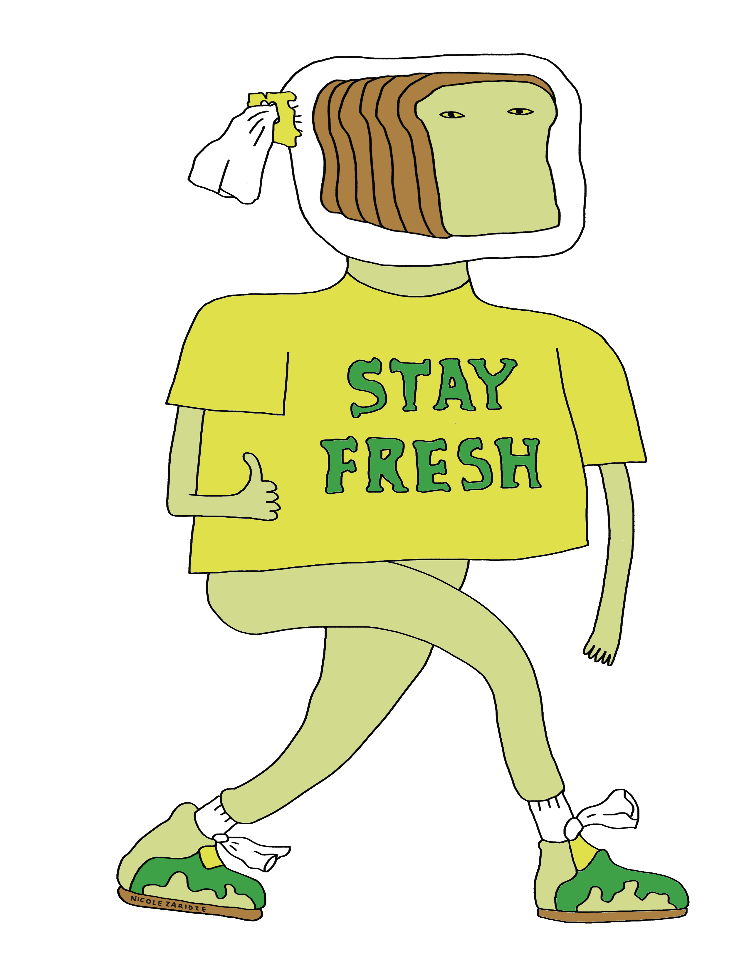 Stay Fresh Sticker by nicole zaridze for iOS & Android | GIPHY